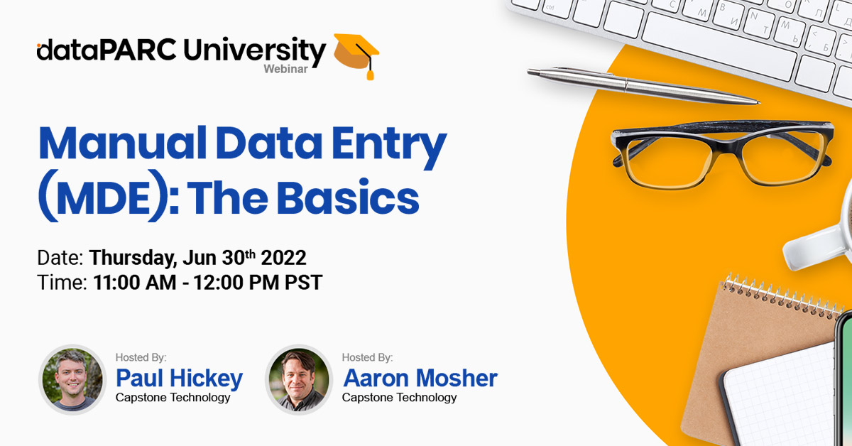Manual Data Entry (MDE) Basics | dataPARC University