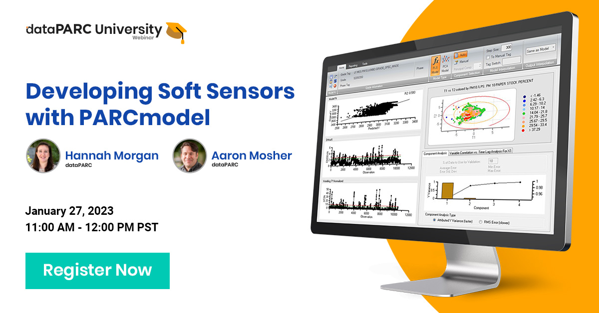 dataPARC University - Developing Soft Sensors with PARCmodel