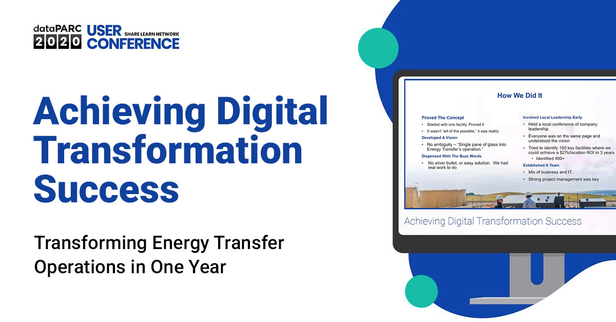 Digital Transformation Success with Energy Transfer & dataPARC